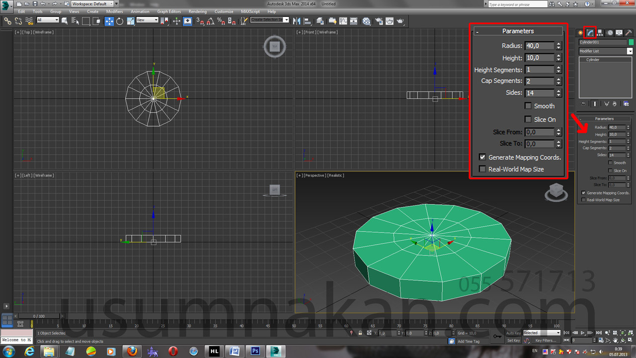 3ds Max: Բաժակ Editable Poly խմբագրման ռեժիմով: - ՈՒՍՈՒՄՆԱԿԱՆ ԿԵՆՏՐՈՆ ...