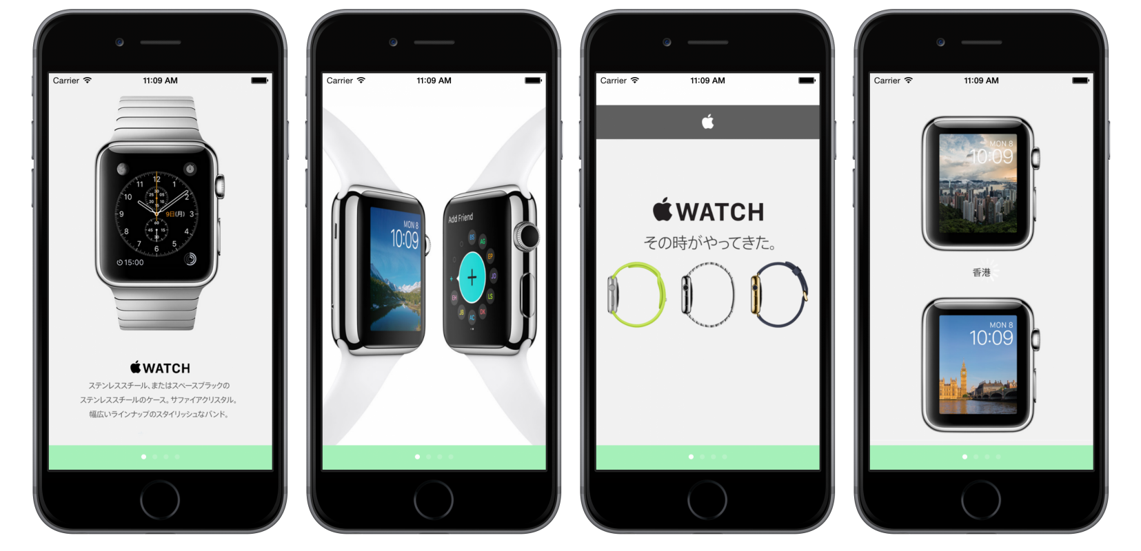 Objective-C PageControl 基本 - iscene ページ！