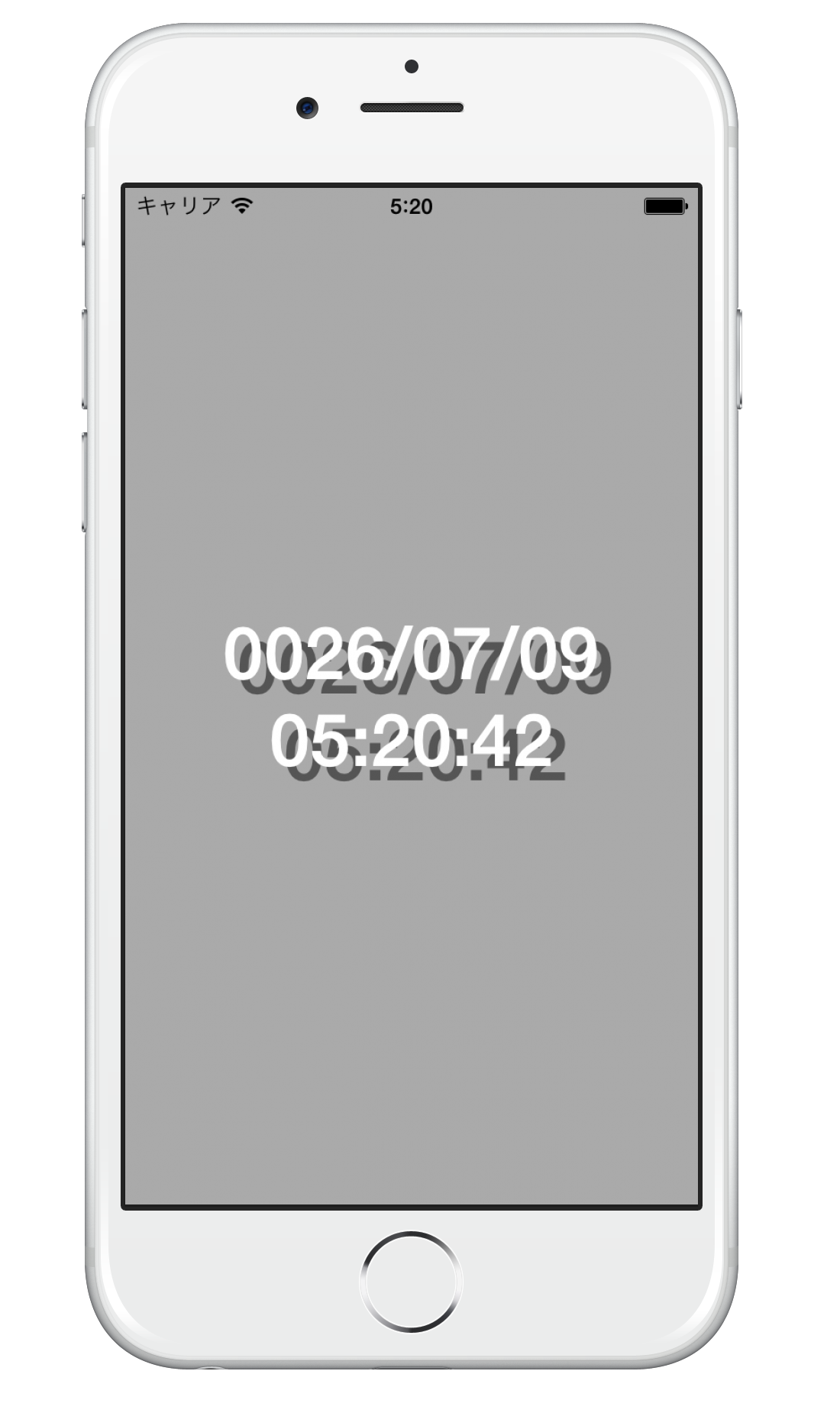 Objective-C Clock Digital - iscene ページ！