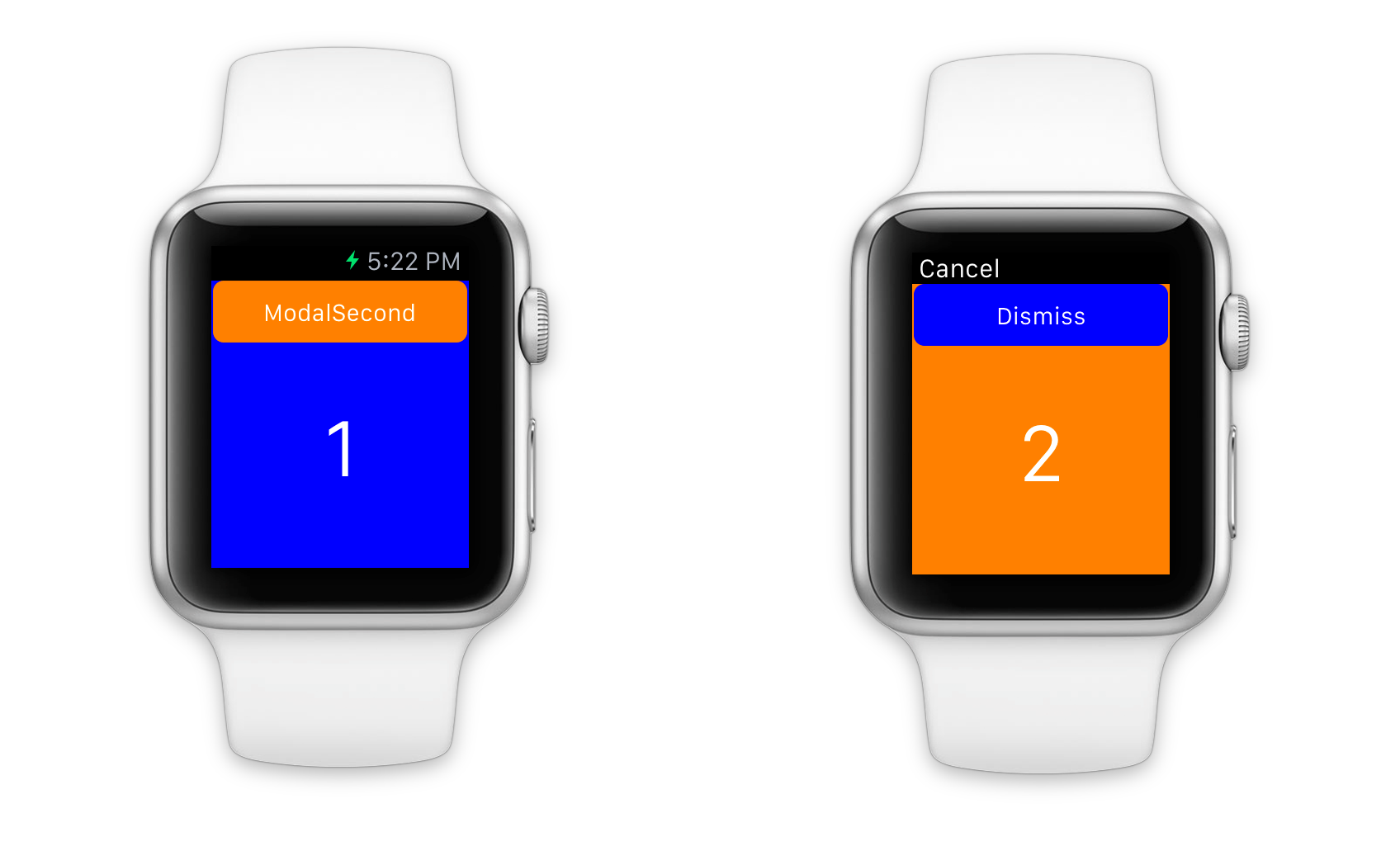 Apple Watch Modal画面遷移の作成 Objective-C - iscene ページ！