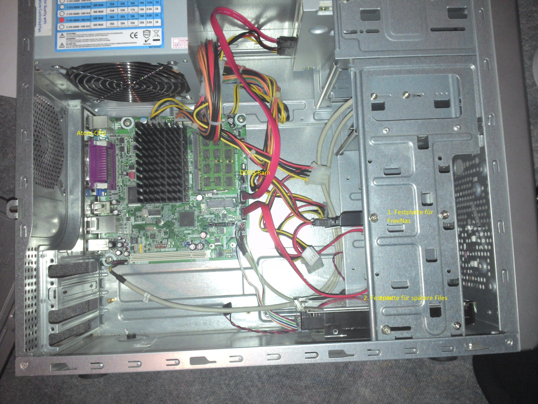 FreeNAS-19 Zoll Intel Atom Server - pentiumfoursocket478s Webseite!