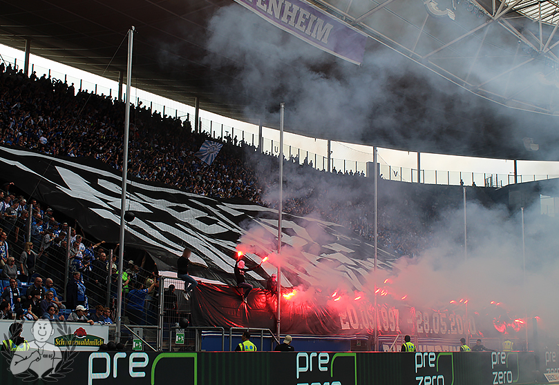 33.Spieltag TSG : FCU (4:2) - CH 07 Ultras