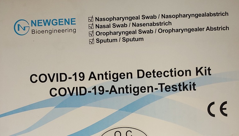NEWGENE 4.1 COVID -19 Antigen Detection Kit NG08NS "Nase-Rachen ...