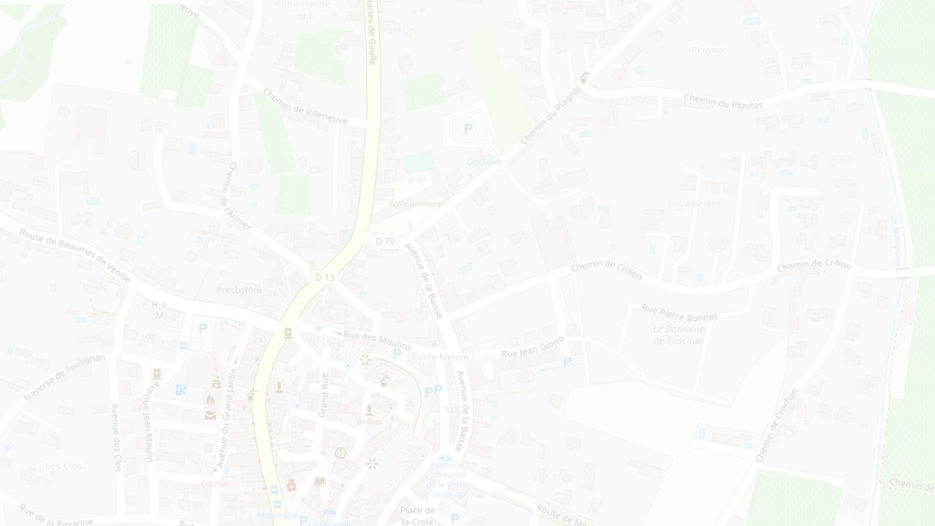 Collectif citoyen - Caromb : le quartier Crochan.