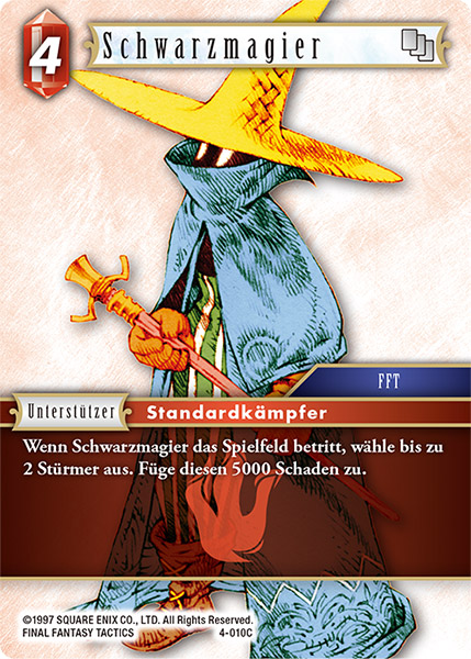 Schwarzmagier in FFIX - Vivi und Tenore - FFTCG.org