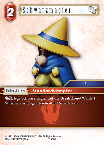 Schwarzmagier in FFIX - Vivi und Tenore - FFTCG.org