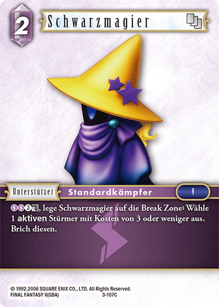Schwarzmagier in FFIX - Vivi und Tenore - FFTCG.org