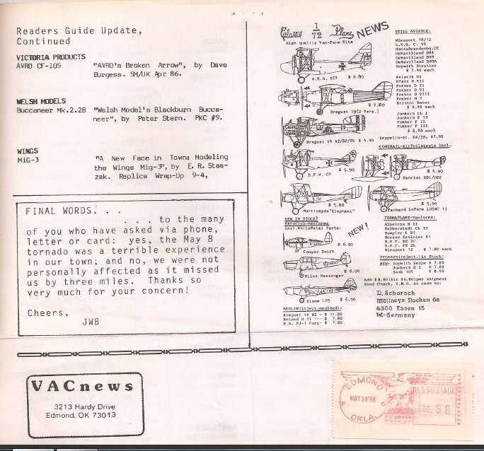 Vacform bygones - rareplanes