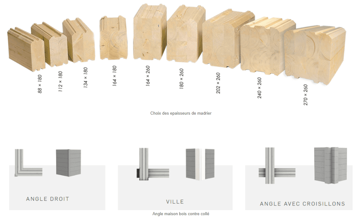 Maison en bois contre collé - Chalet en kit, maison en bois.