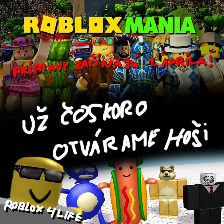 BloxMania má nový názov - ROBLOXMANIA! Prechádzame z Minecraftu na ...