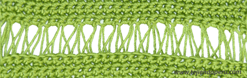 Punto peruano - Tejiendo Perú