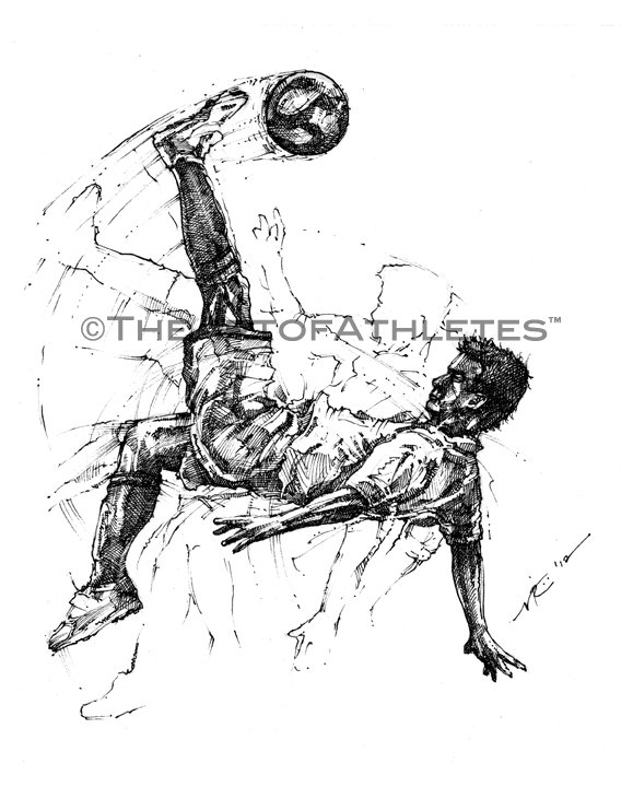 soccer drawing