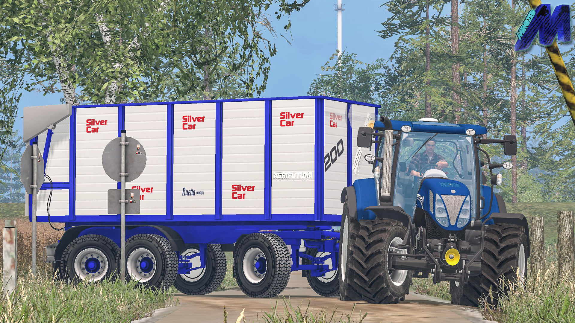 Silver Car SRC313 - Benvenuti su Mirozed! Farming Simulator a 360 gradi!