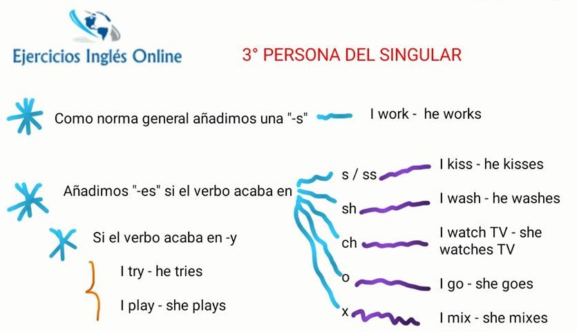 Presente Simple Gramática Interactiva Ejercicios Inglés Online