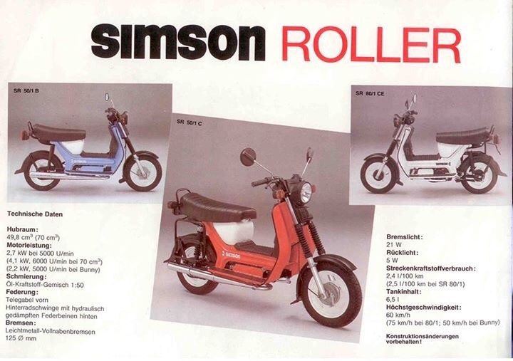 Simson Broschüre - My-Simson-SR50
