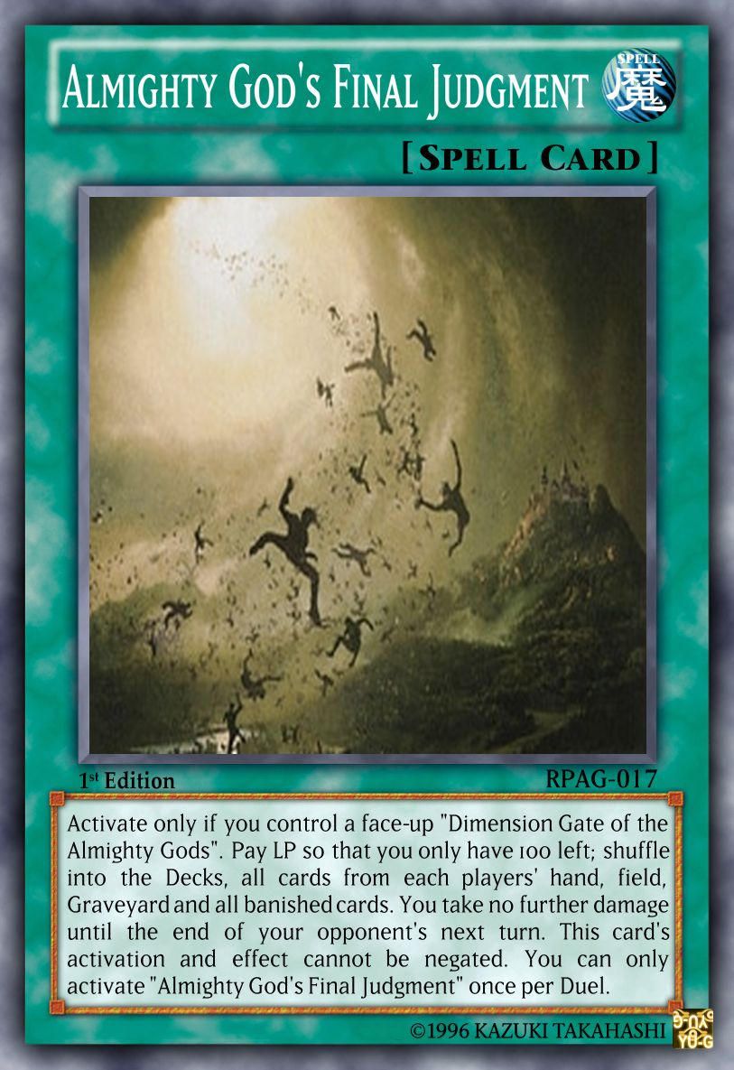 ALMIGHTY GODS - custom-ygo-rps Webseite!