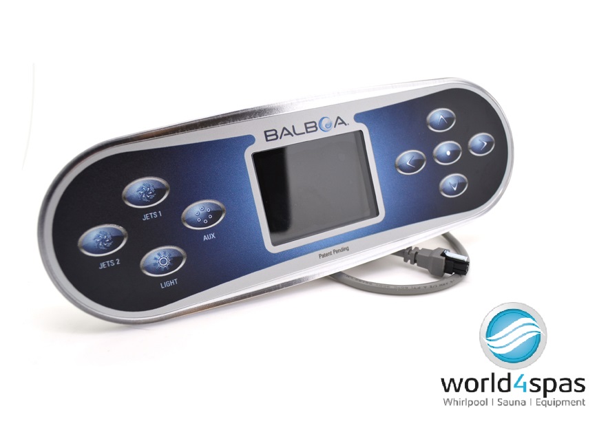 Balboa Whirlpool Bedienfelder & Displays - World4Spas - Whirlpool, Sauna & Equipment