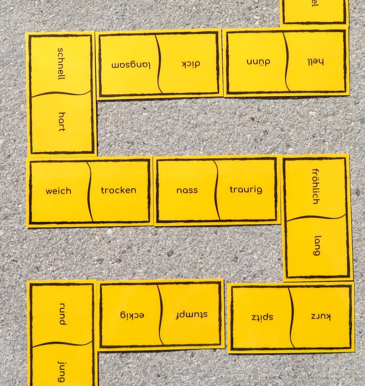 Wortschatz-Dominos - Lernen mit Herz