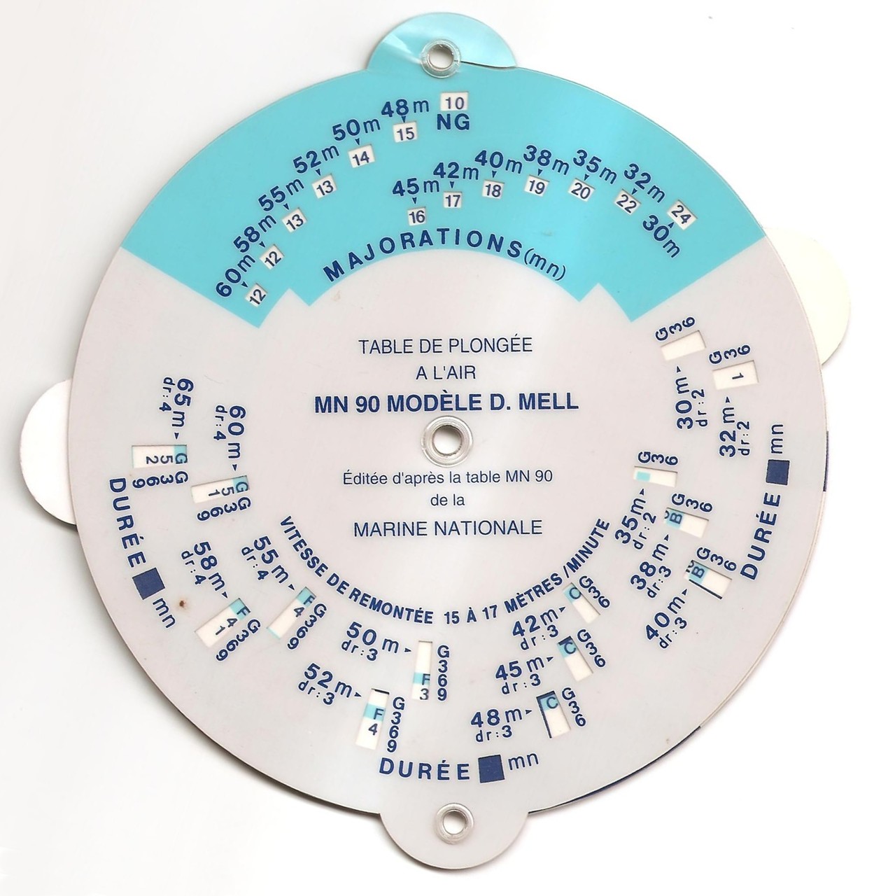 TABLES DE PLONGEE ... - PLONGEE COLLECTION