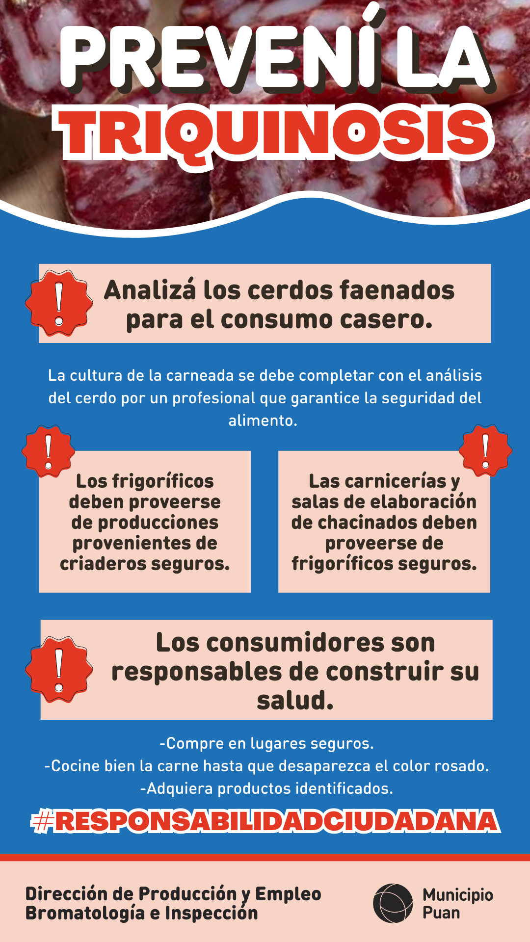Cómo prevenir la Triquinosis: Consumamos chacinados sin riesgos ...