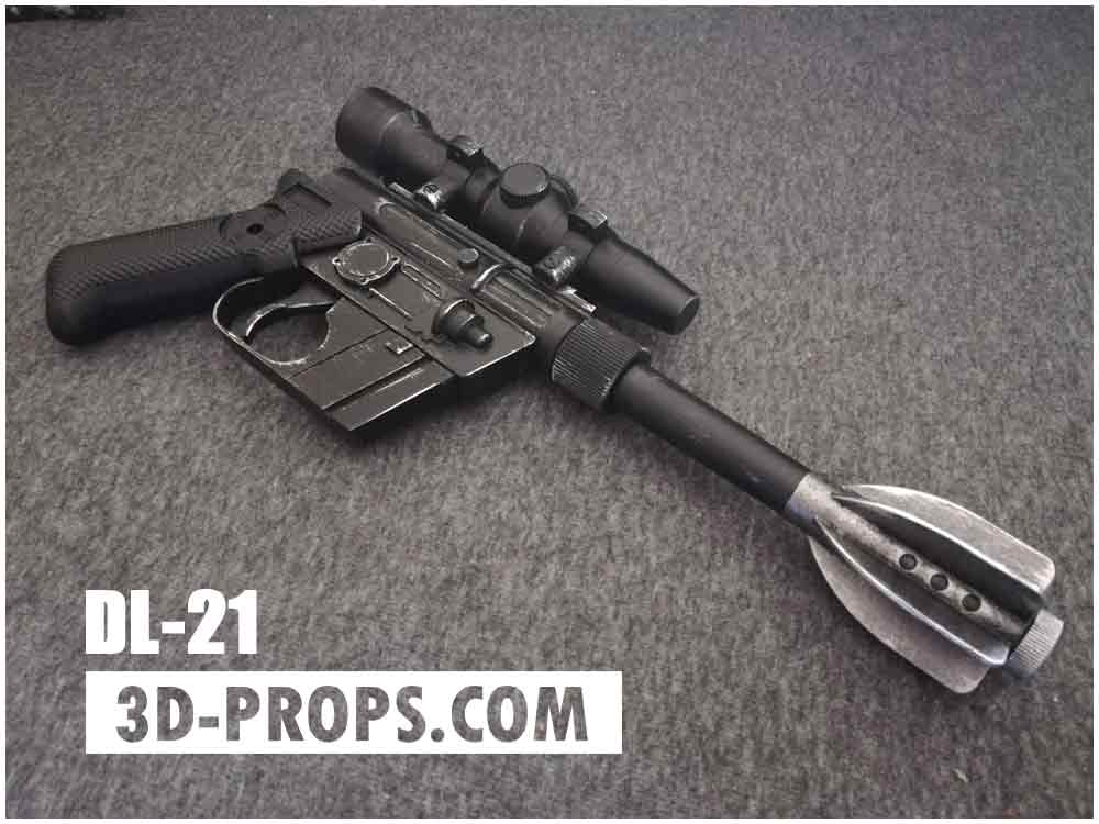 DL-21 - 3D FILES - 3D-PROPS Blasters for display and cosplay.