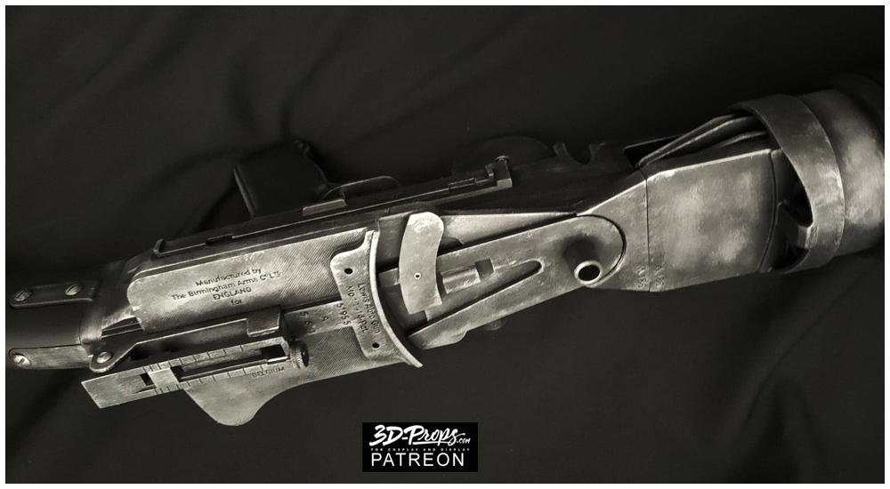 T-21 LIGHT REPEATING BLASTER - 3D FILES - 3D-PROPS Blasters for display ...