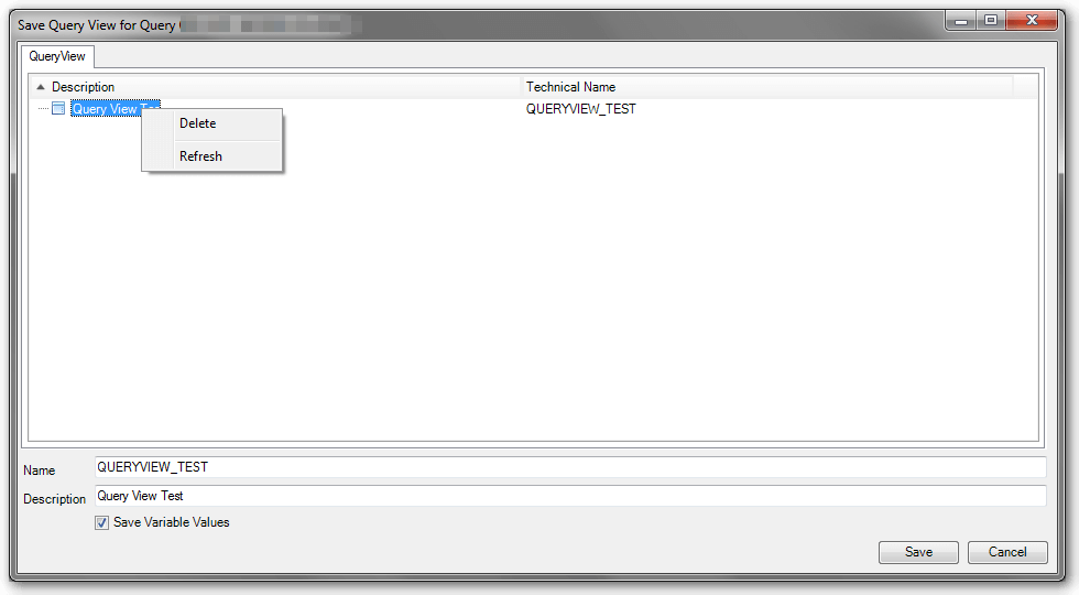 Analysis Office Save Query View - reyemsaibot