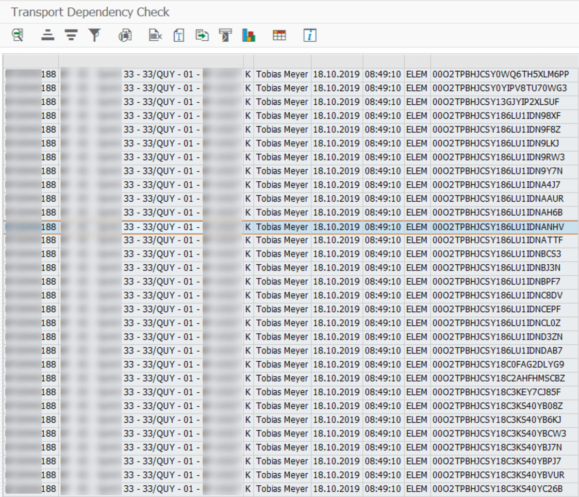 SAP Transport Dependency Check - reyemsaibot