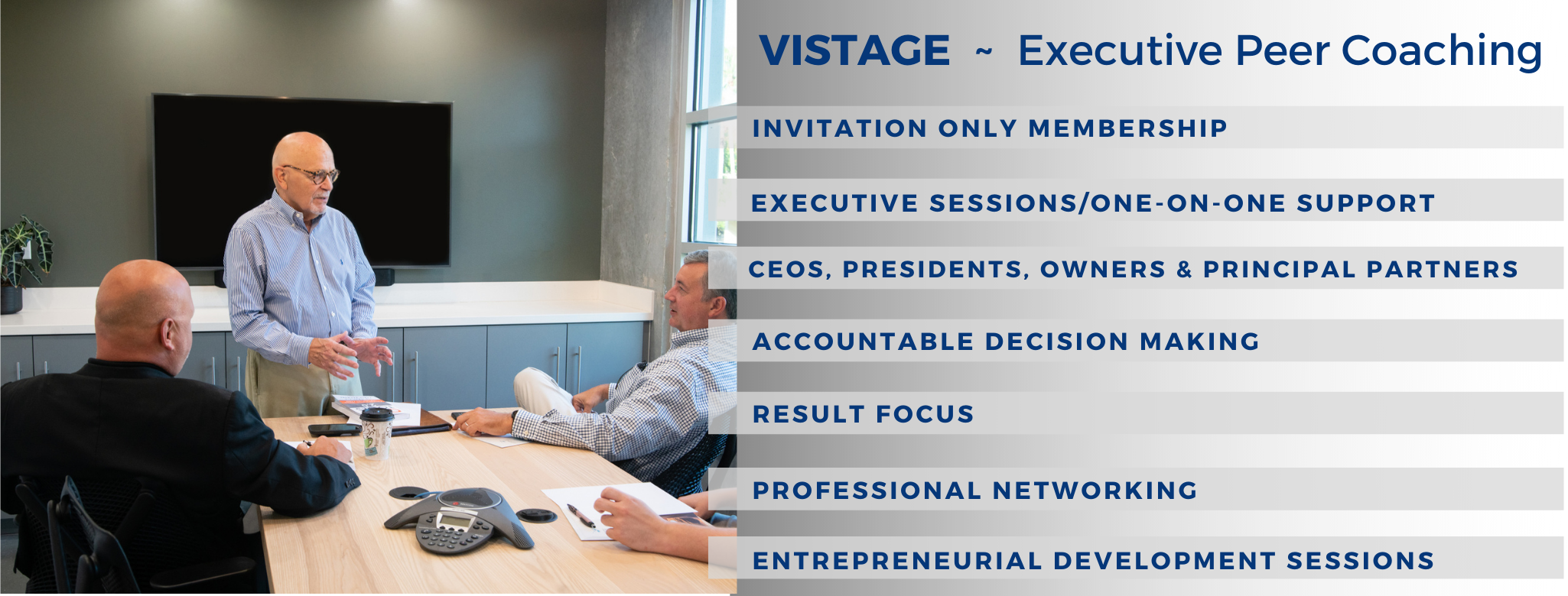 Vistage Florida | Executive Peer Mentoring - Pilgrim Associates