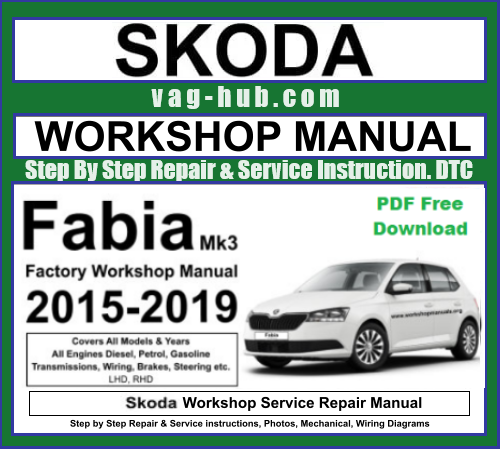 Skoda Fabia mk3 Workshop manual. Wiring diagram - Workshop