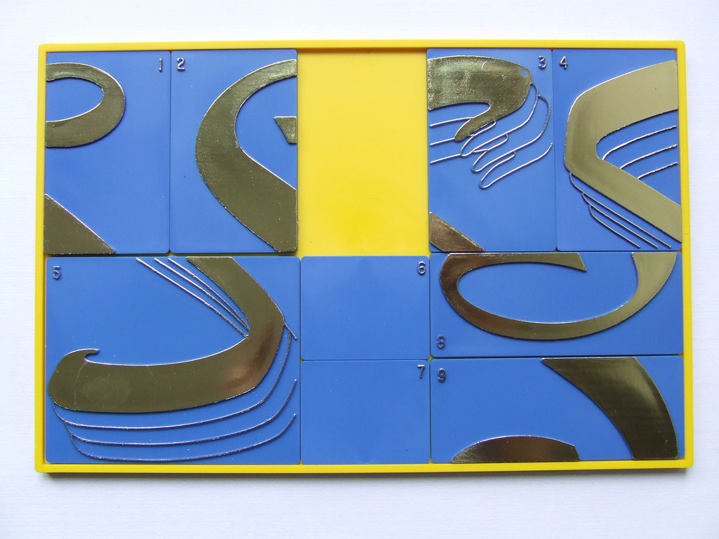 Sliding block puzzle with images of M.C. Escher - wittingen-puzzels's ...