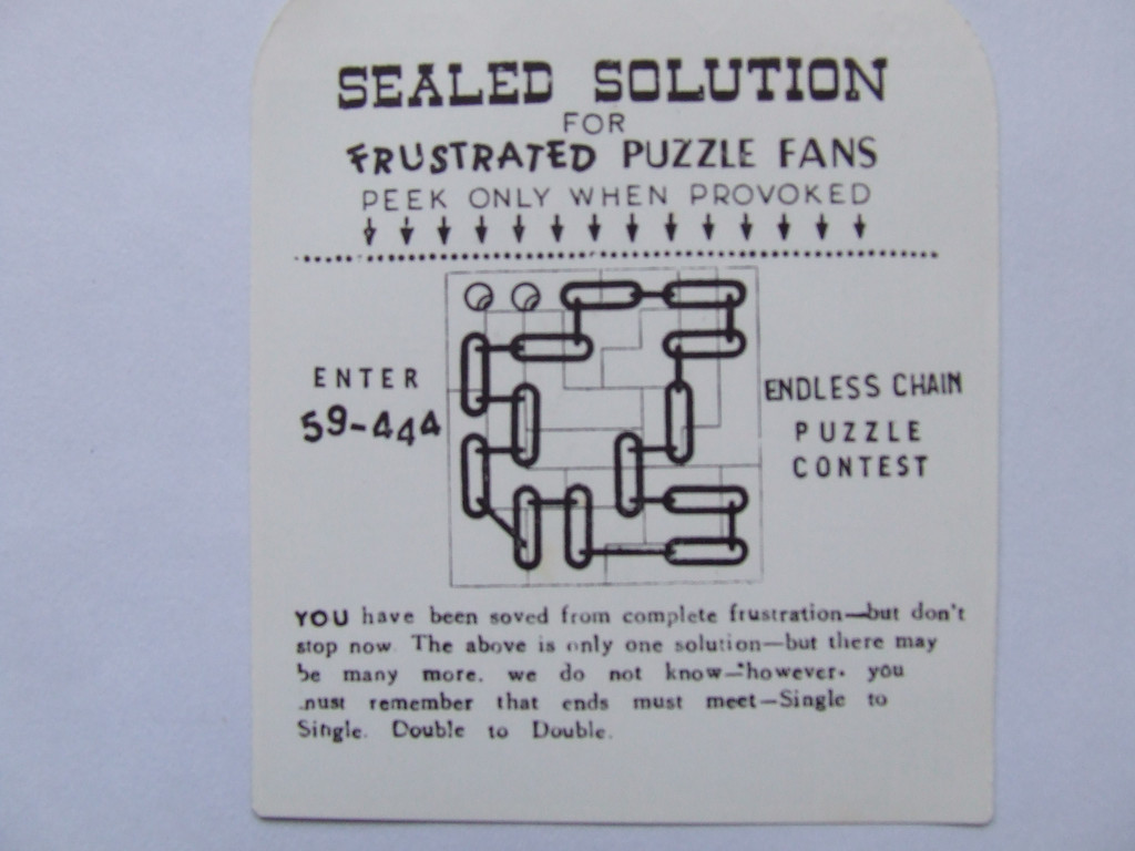 The Endless Chainpuzzle - wittingen-puzzels's JimdoPage!