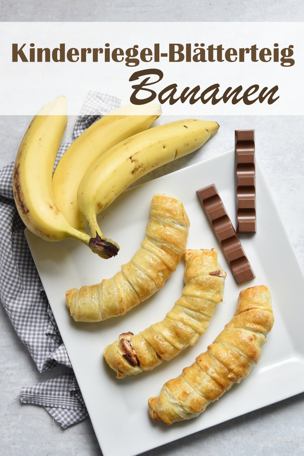 Kinderriegel-Blätterteig-Bananen. Yummy...!!! - mix dich glücklich ...