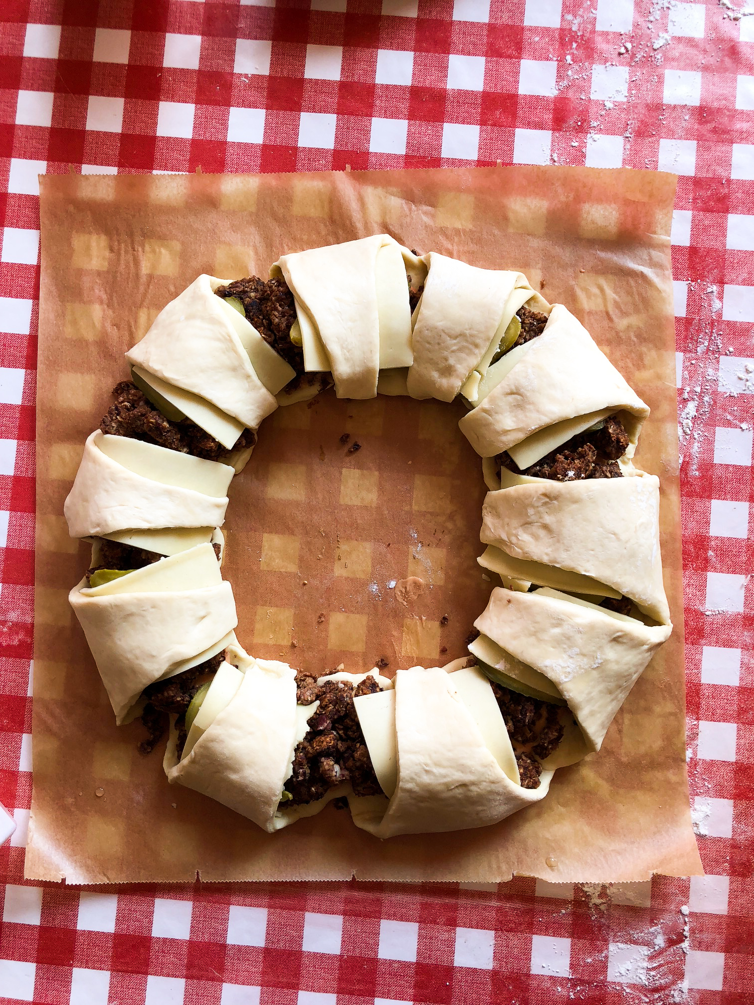 Cheeseburger Ring. Für Viele. Knaller! - mix dich glücklich (Thermomix ...