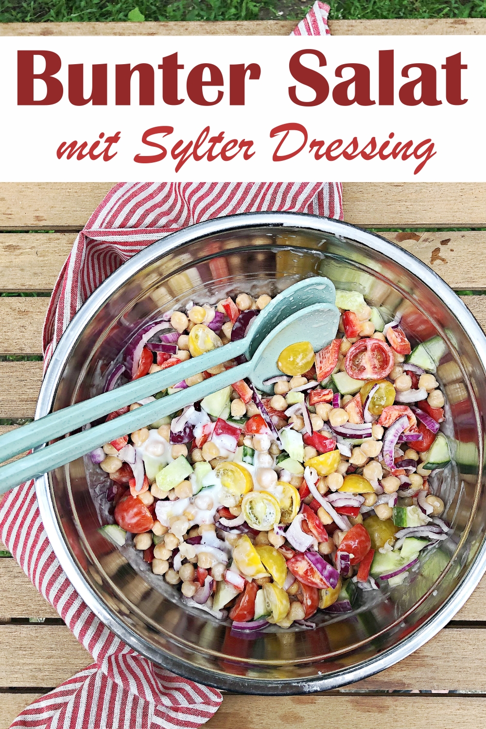 Bunter Salat. Mit Sylter Dressing. - mix dich glücklich (Thermomix-Rezepte)