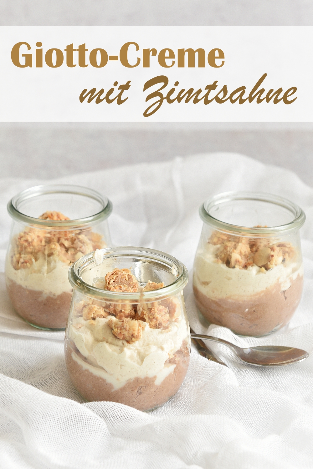 Giotto-Creme. Mit Zimtsahne. - mix dich glücklich (Thermomix-Rezepte)