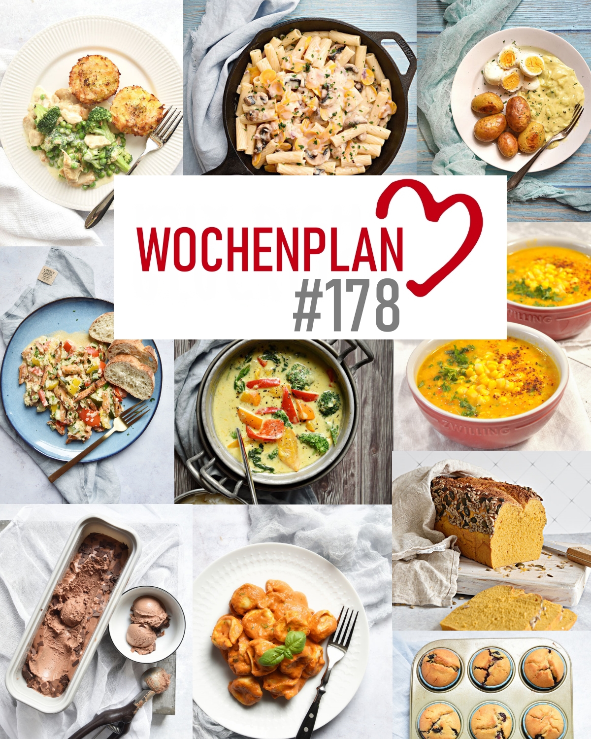 Wochenplan #178. Abwechslungsreiche Rezeptideen für eine Woche. - mix ...