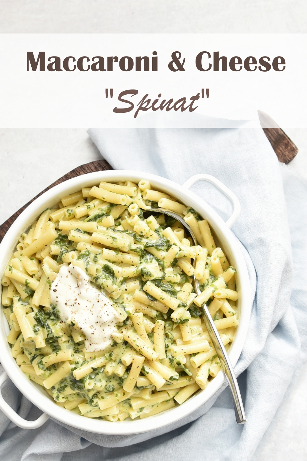 Maccaroni & Cheese "Spinat". - mix dich glücklich (Thermomix-Rezepte)