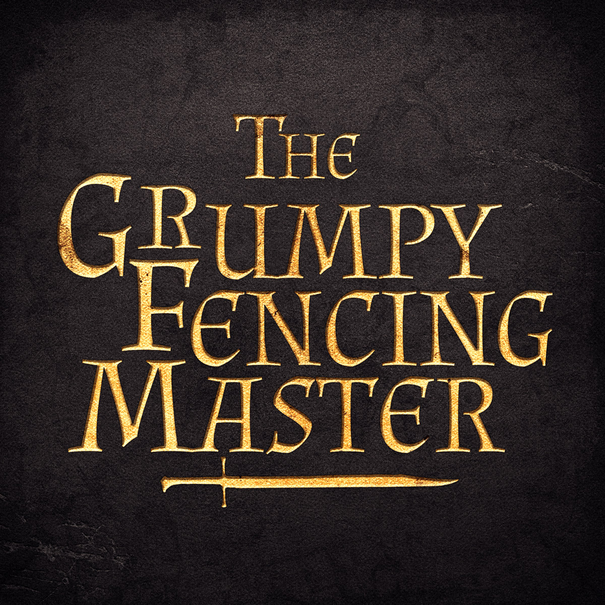 The Grumpy Fencing Master - Medieval Cartoon Portraits from Halbschwert