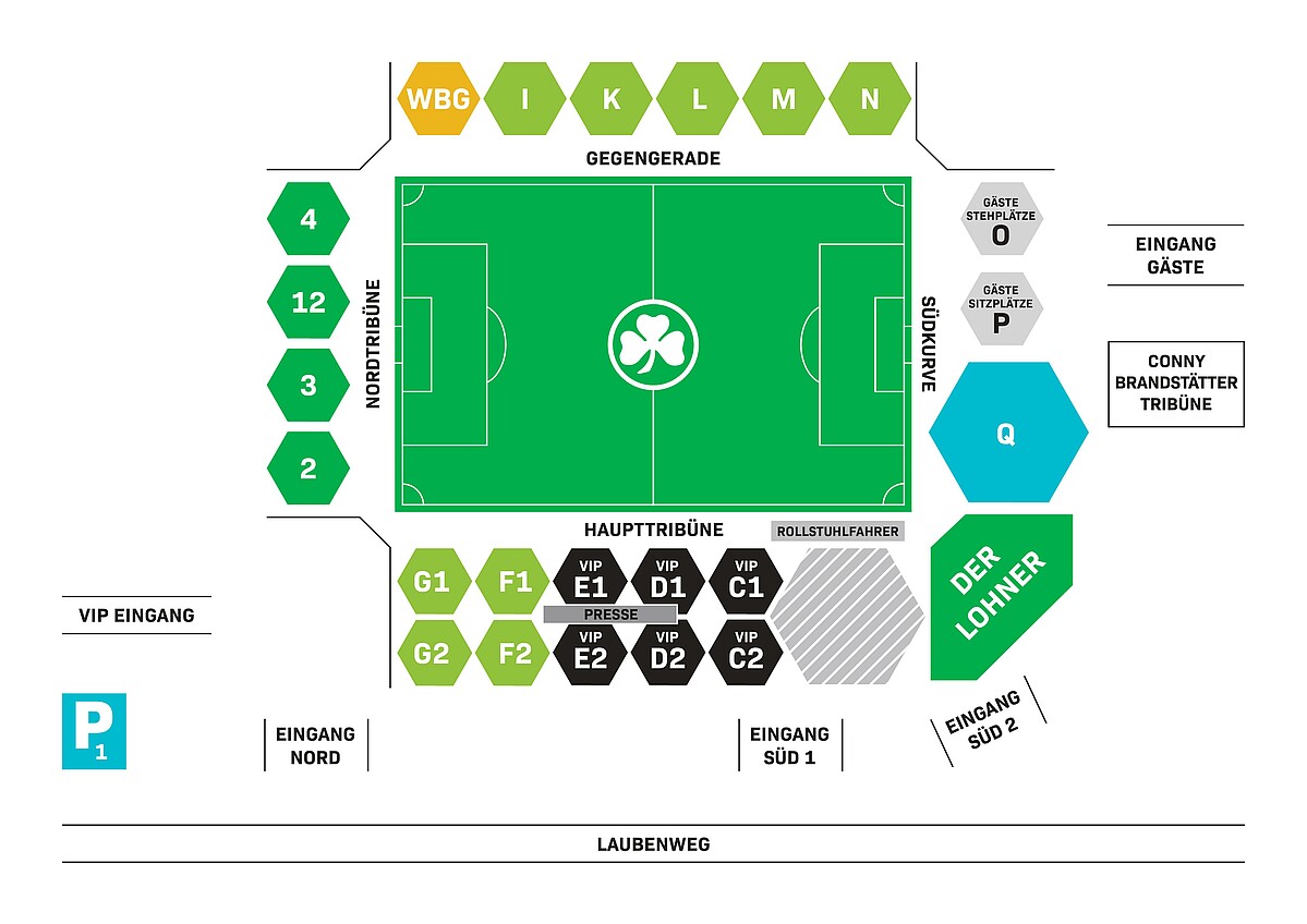 Sportpark Ronhof Fürth - FanSicht - Dein Blick aufs Spielfeld!