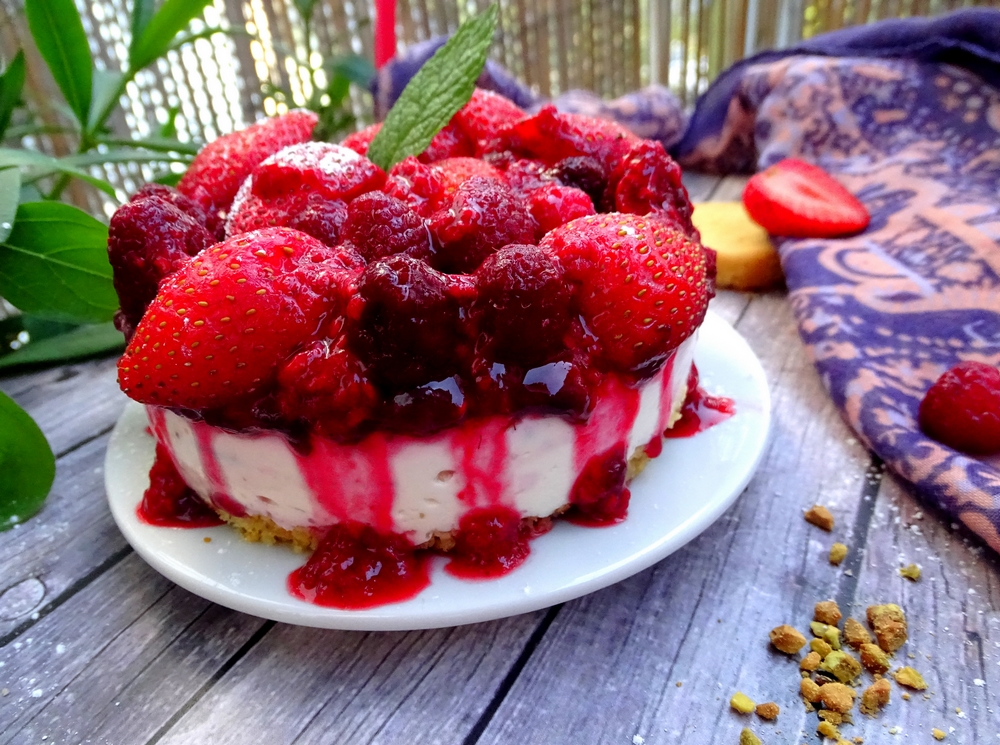 Cheesecake aux Fruits rouges - Carnet Hanami