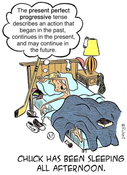 PRESENT PERFECT BE +V-ING - Teacher Letang