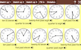 TELLING THE TIME - Révisions - Teacher Letang