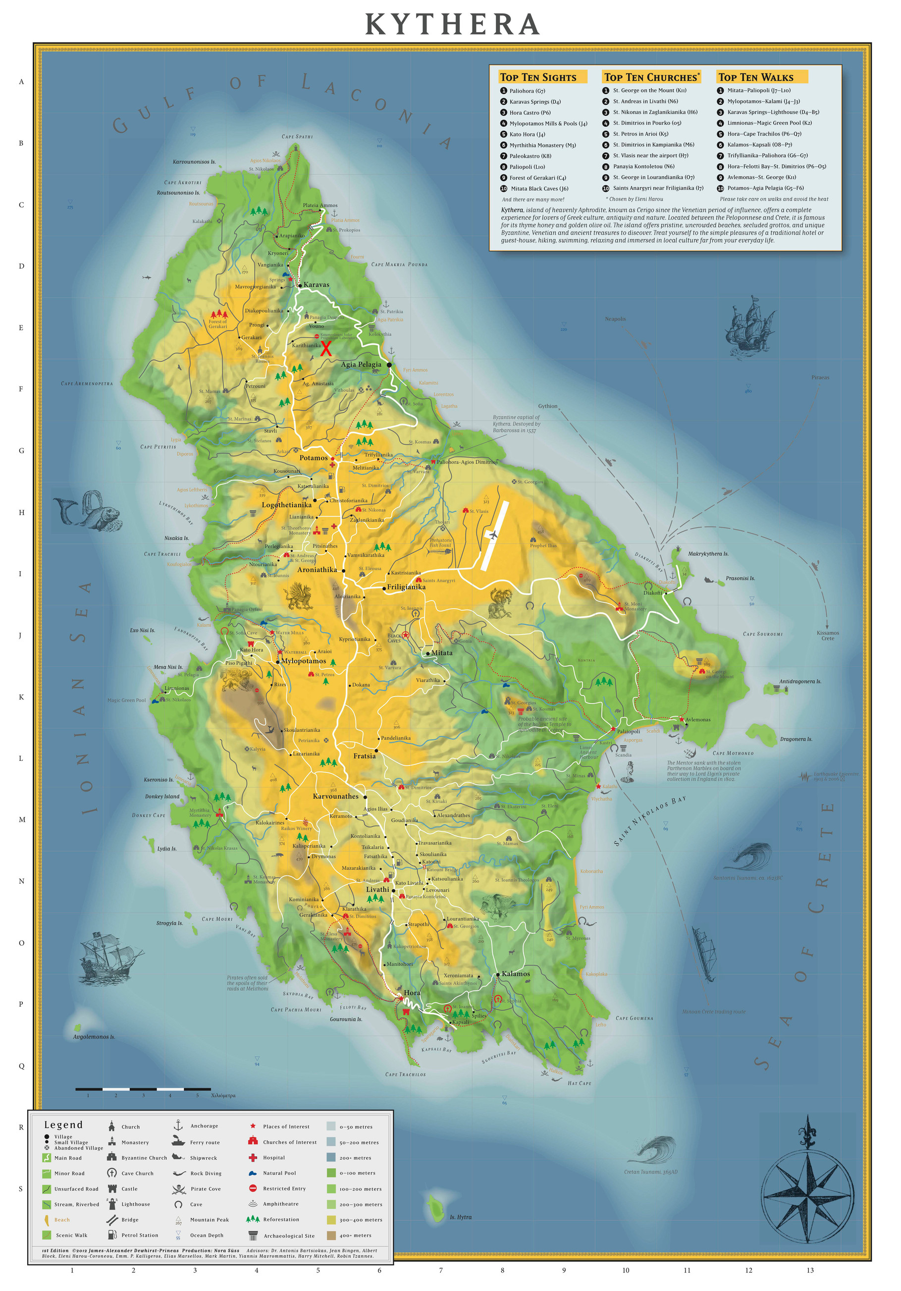 Island Map - The House with a View