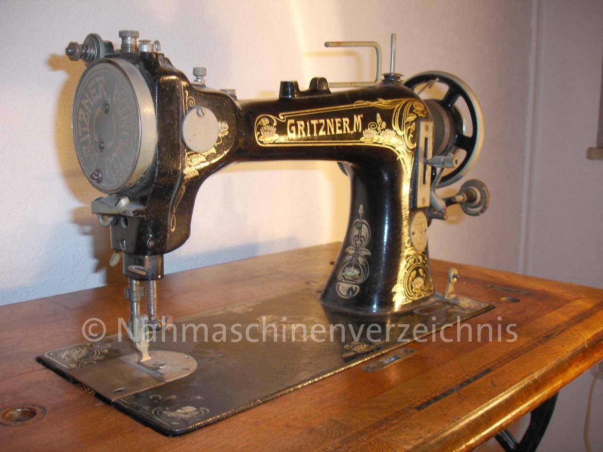 Elegantes Gritzner Nãhmaschine Alt Ebenbild