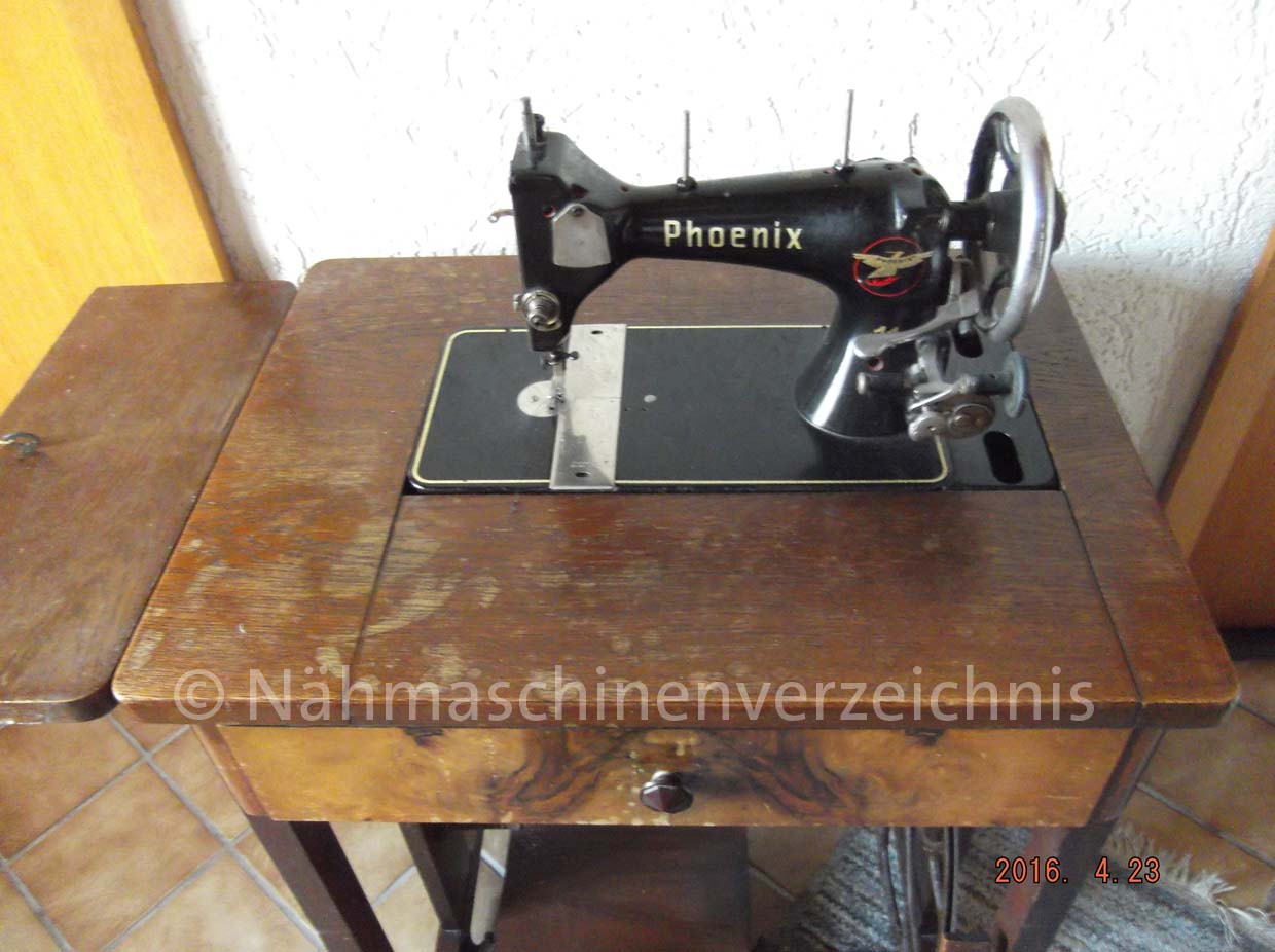 Phoenix - Naehmaschinenverzeichnis