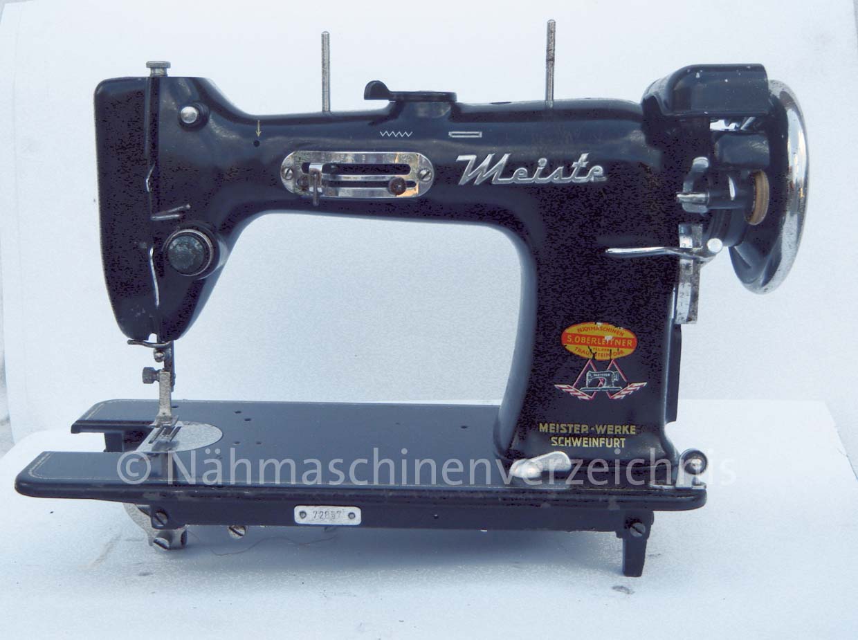 Meister - Naehmaschinenverzeichnis