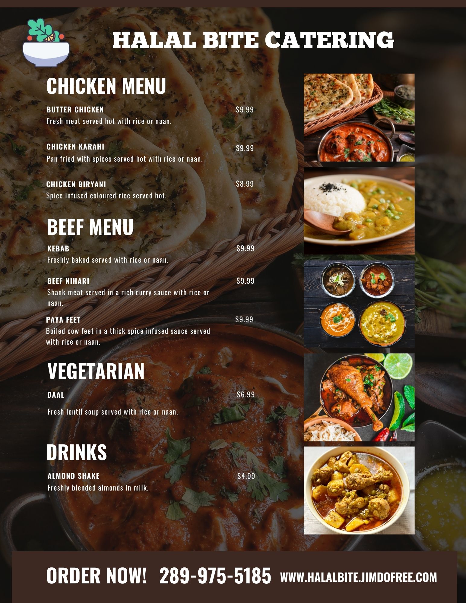 Menu - halalbite