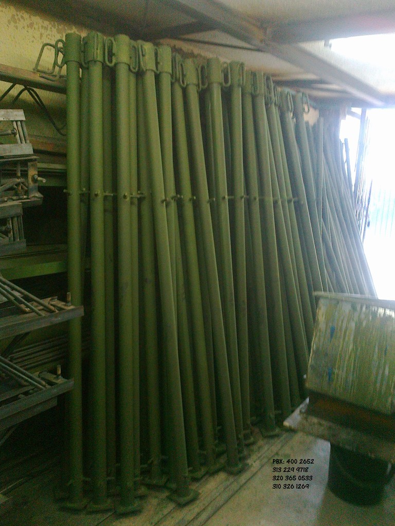 Parales Metálicos - mezcladoras para concreto jd