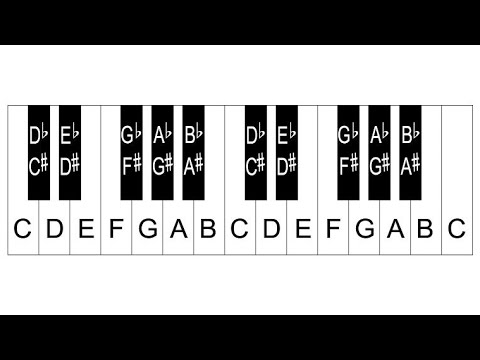 keyboard notes scale